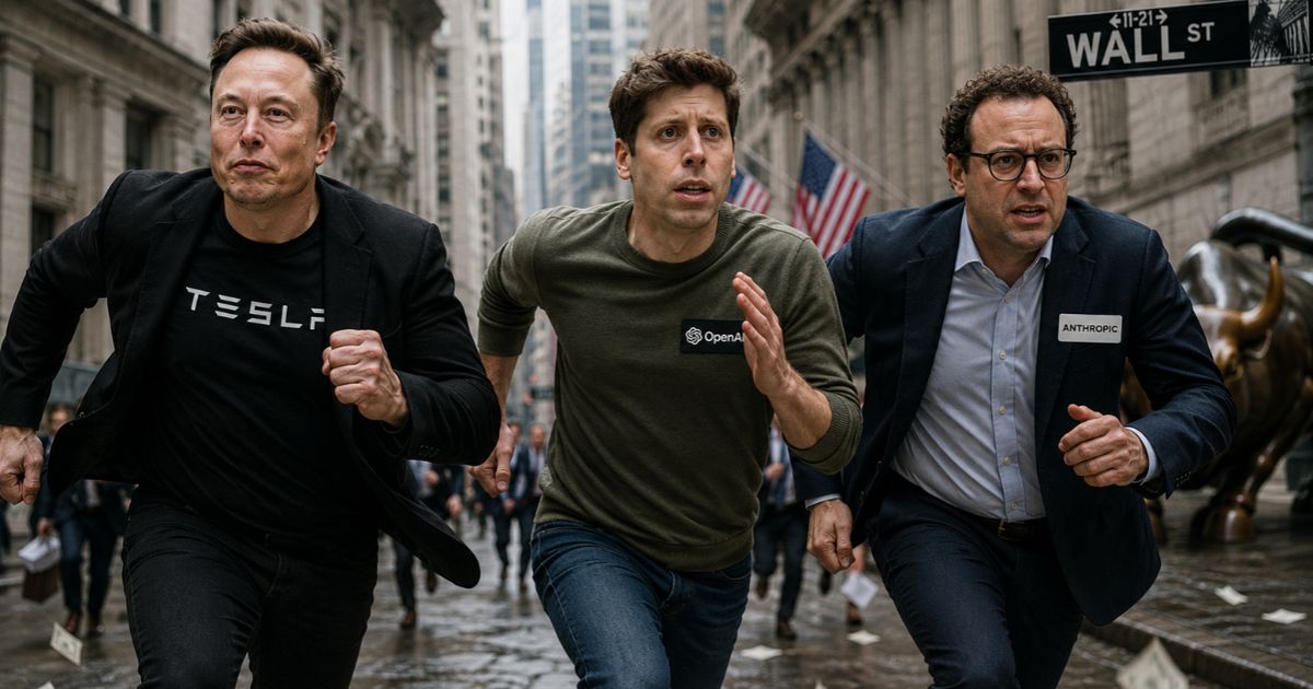 Wall Street Braces for Trillion-Dollar AI IPO Wave as OpenAI and SpaceX ...